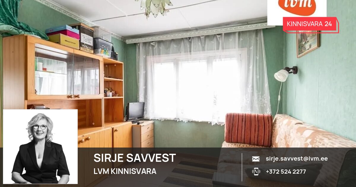 Müüa majaosa, 2 tuba, Merimetsa tn 65, Raeküla, Pärnu linn