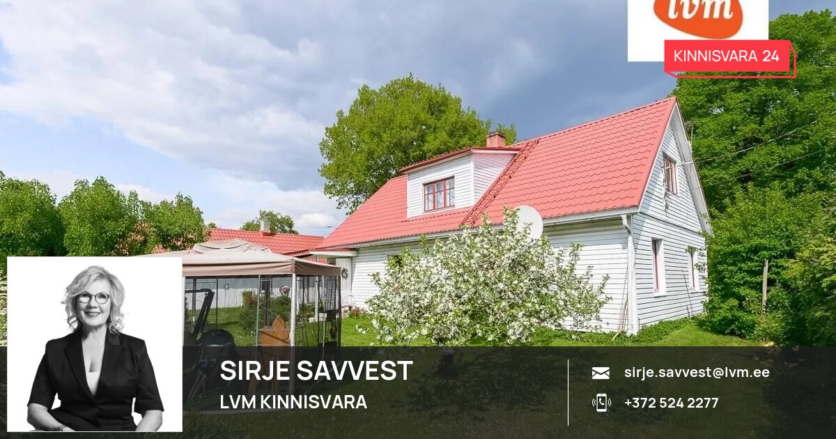 Müüa majaosa, 3 tuba, Merimetsa tn 65, Raeküla, Pärnu linn