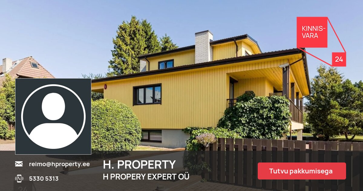 Müüa maja, 5 tuba, Begoonia tee 7, Viimsi alevik, Viimsi vald