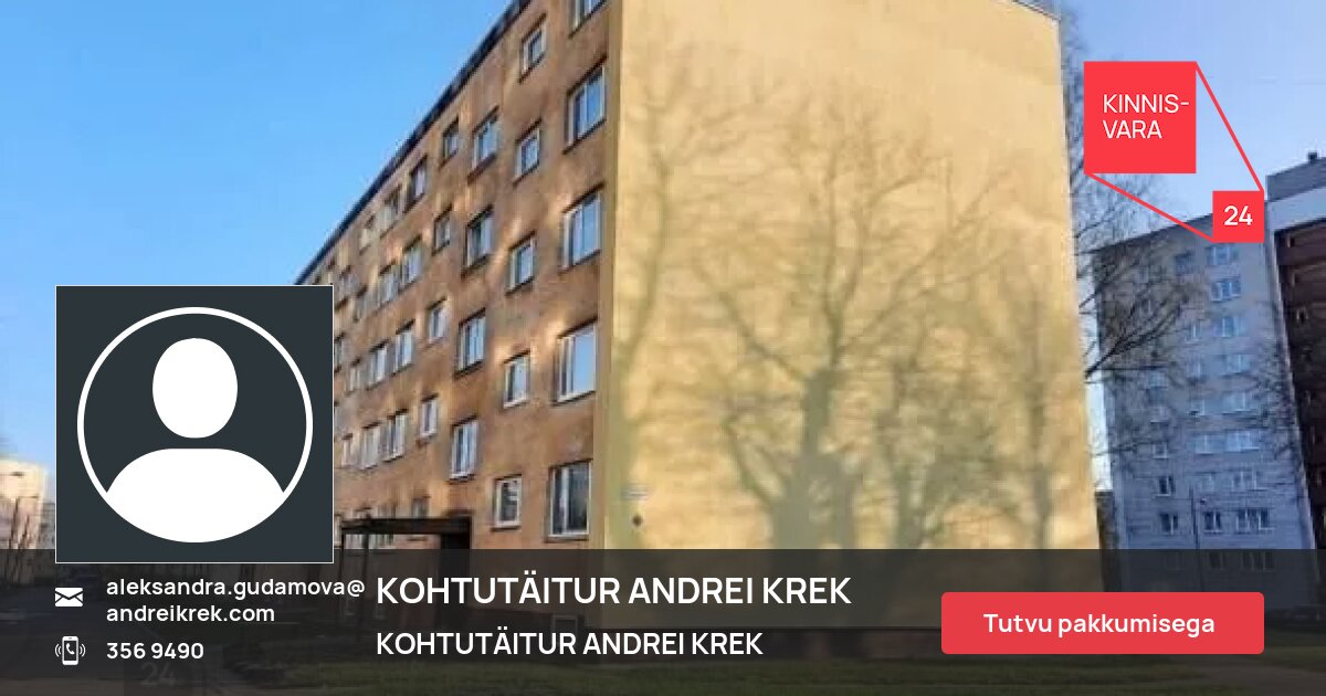 Müüa korter, 4 tuba, Kreenholmi tn 28, Narva linn
