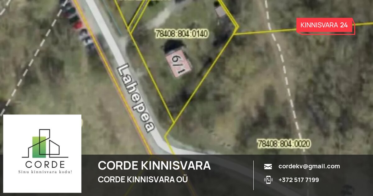 Müüa maa, Lahepea tn 6, Merimetsa, Põhja-Tallinn