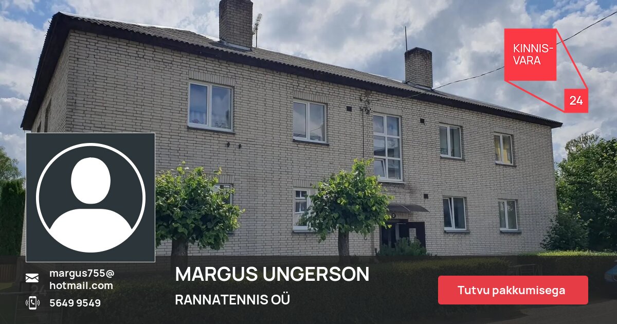 Müüa korter, 2 tuba, Järve tn 2, Abja-Paluoja linn