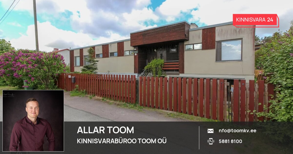 Müüa maja, 5 tuba, Järve tn 7, Luige alevik, Kiili vald