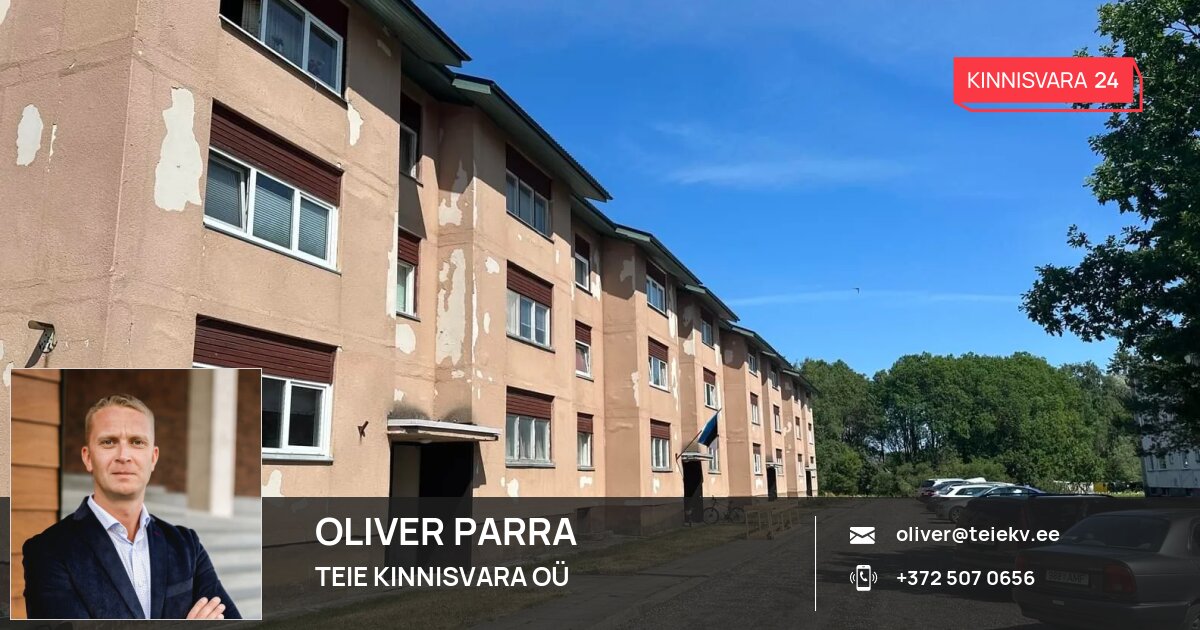 Müüa korter, 3 tuba, Tähe tn 2, Rakke alevik, Väike-Maarja vald