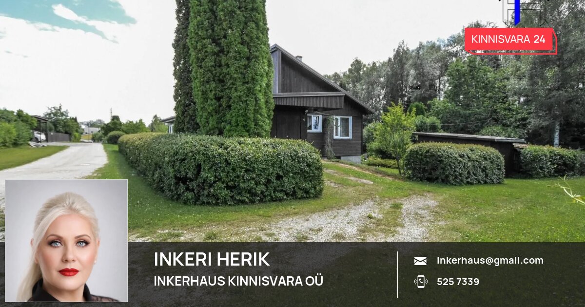 Müüa maja, 2 tuba, Käpa AÜ 4, Pangodi küla, Kambja vald