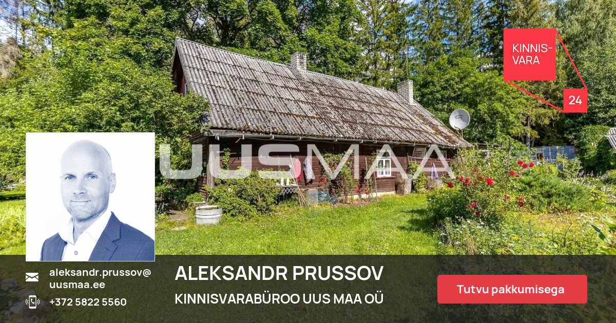 Müüa maja, 5 tuba, Mätliku tee, Angerja küla, Kohila vald