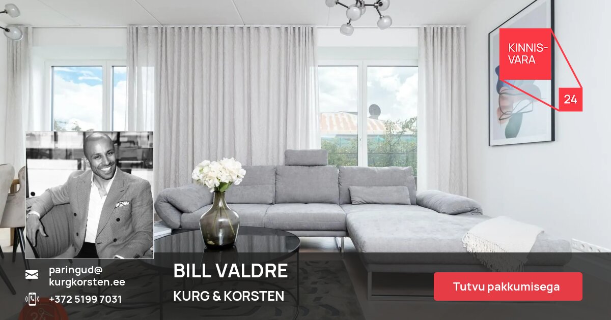 Üürile anda korter, 4 tuba, V. Reimani tn 8, Kompassi, Kesklinn, Tallinn