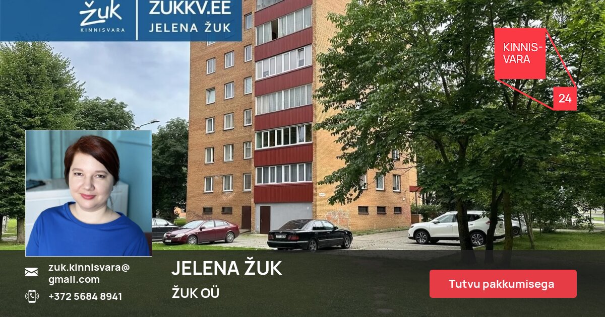 Müüa korter, 3 tuba, Kreenholmi tn 37, Narva linn