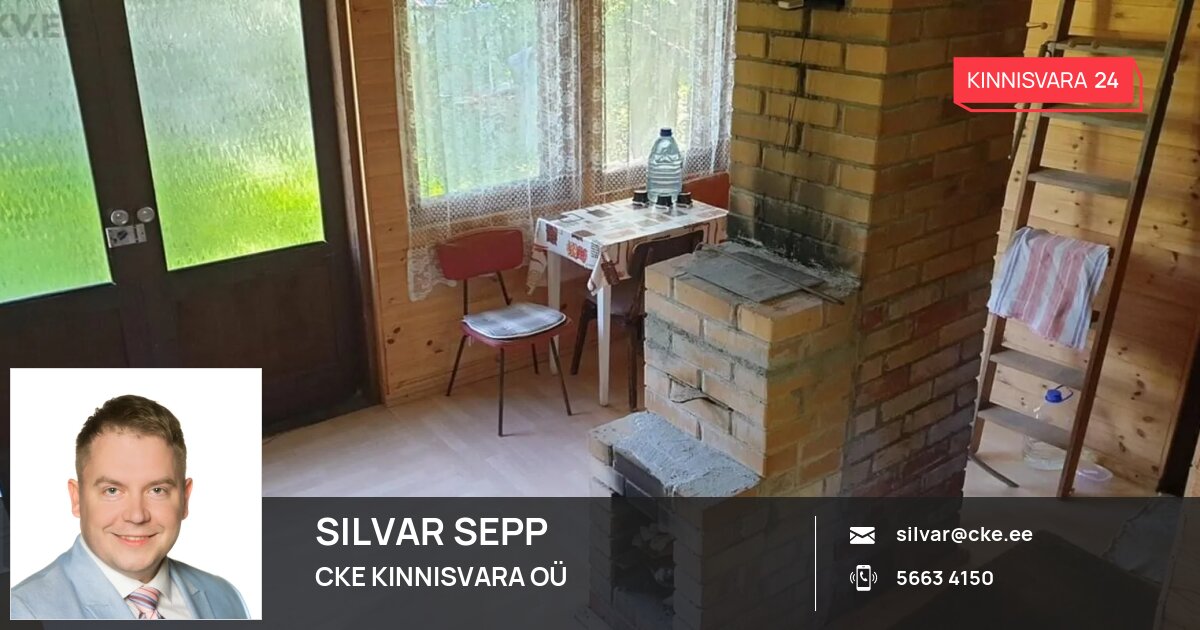 Müüa suvila, 2 tuba, Kure tn 12, Vilivere küla, Kohila vald