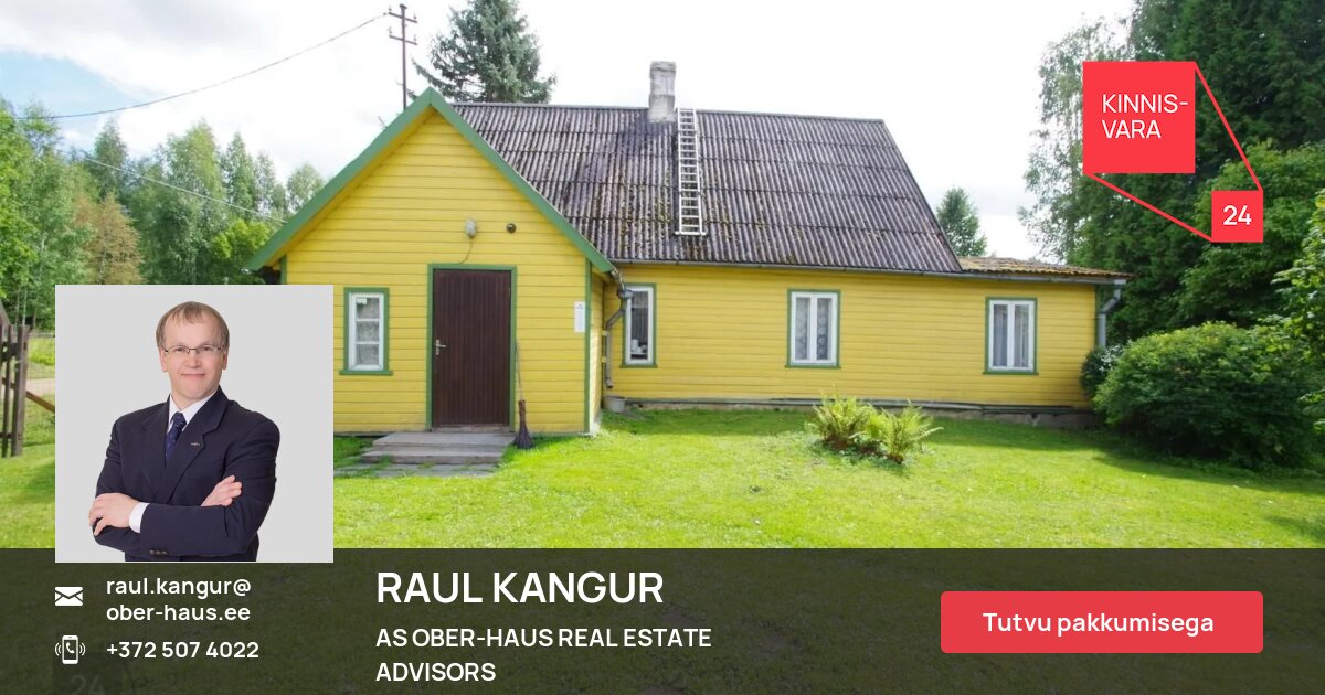 Müüa maja, 3 tuba, Metsa talu, Aravu küla, Räpina vald