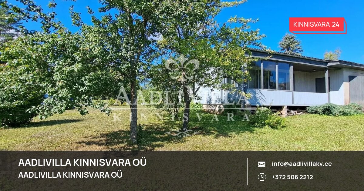 Müüa suvila, 3 tuba, Ülesoo vkt 21, Haaslava küla, Kastre vald