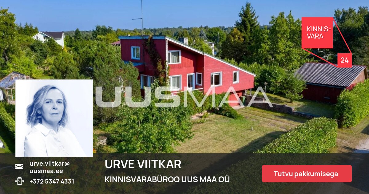 Müüa suvila, 5 tuba, Tõru vkt 30, Voika küla, Nõo vald