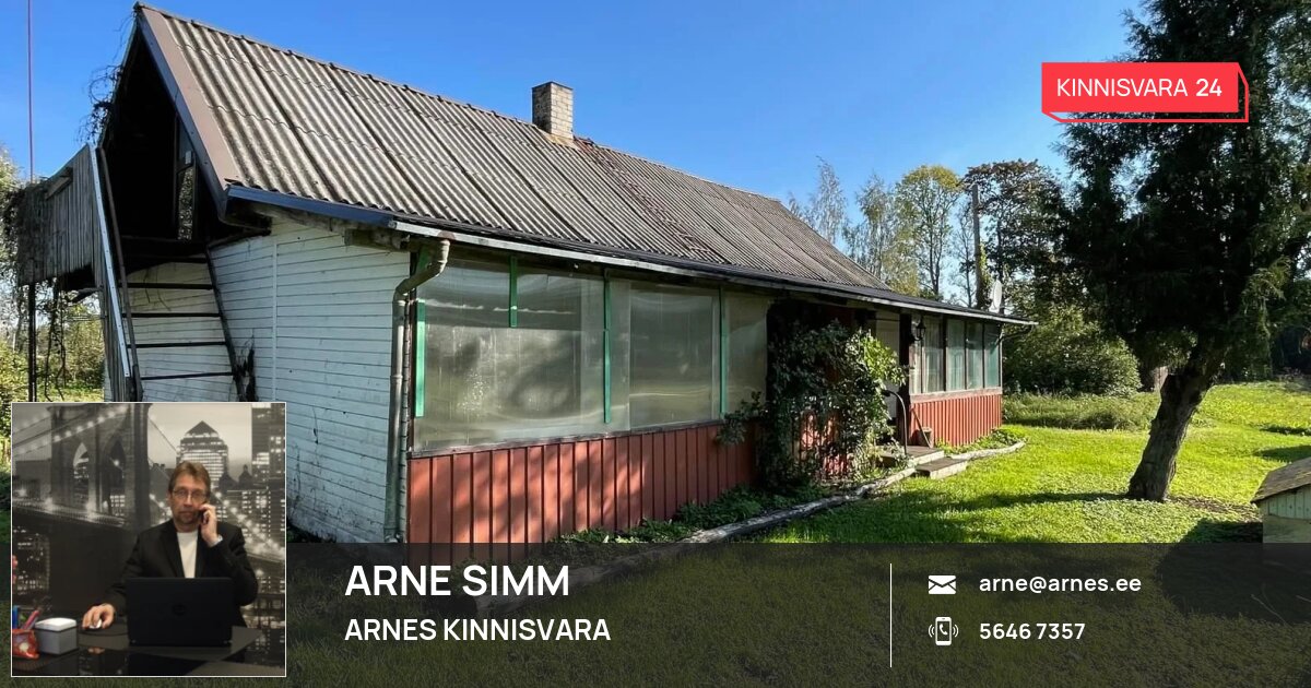 Müüa maja, 3 tuba, Mõisalille, Uugla küla, Lääne-Nigula vald