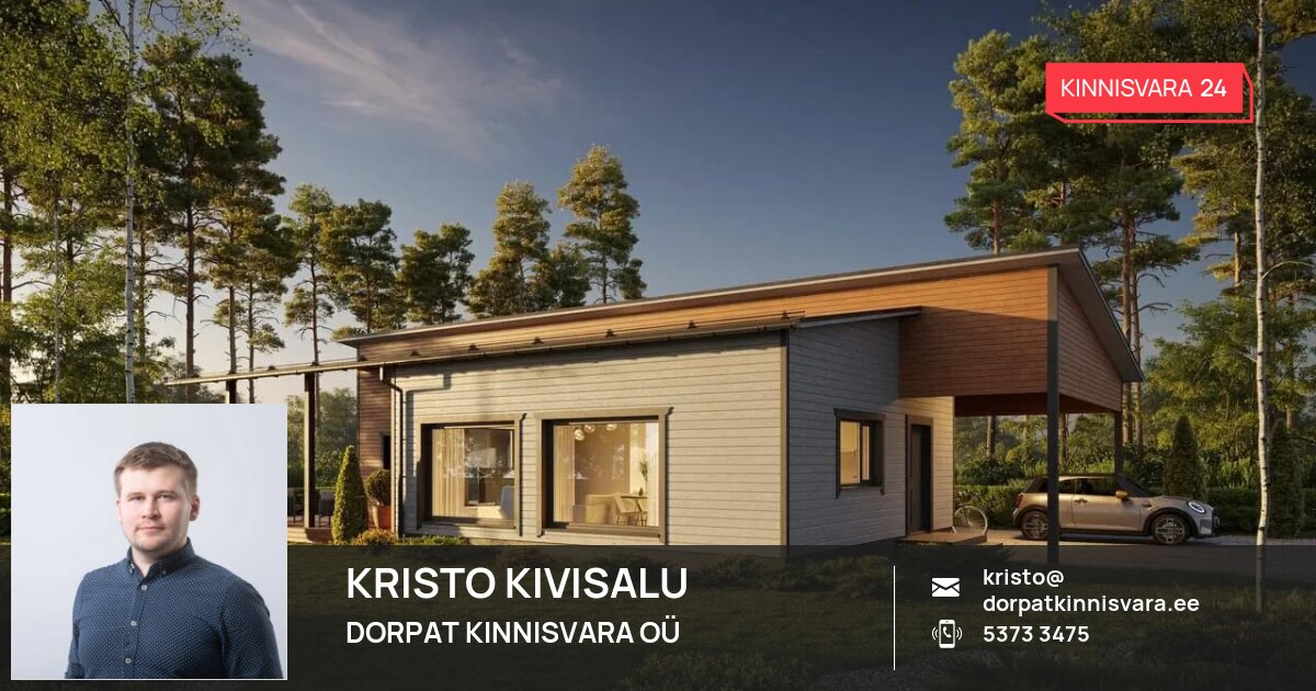 Müüa maja, 4 tuba, Kulbimäe tn 24, Kulbilohu, Elva linn, Elva vald