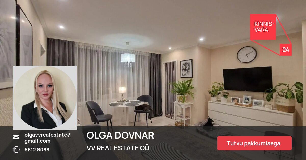 Müüa korter, 3 tuba, Kreenholmi tn 15, Narva linn