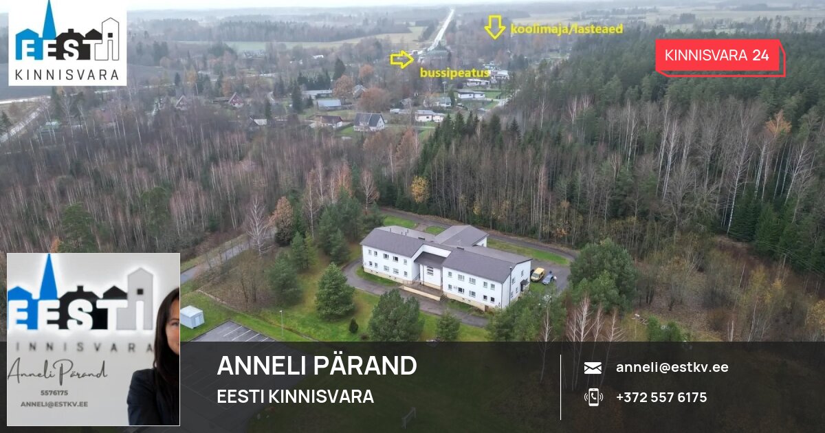 Müüa korter, 3 tuba, Uus tn 1, Are alevik, Tori vald