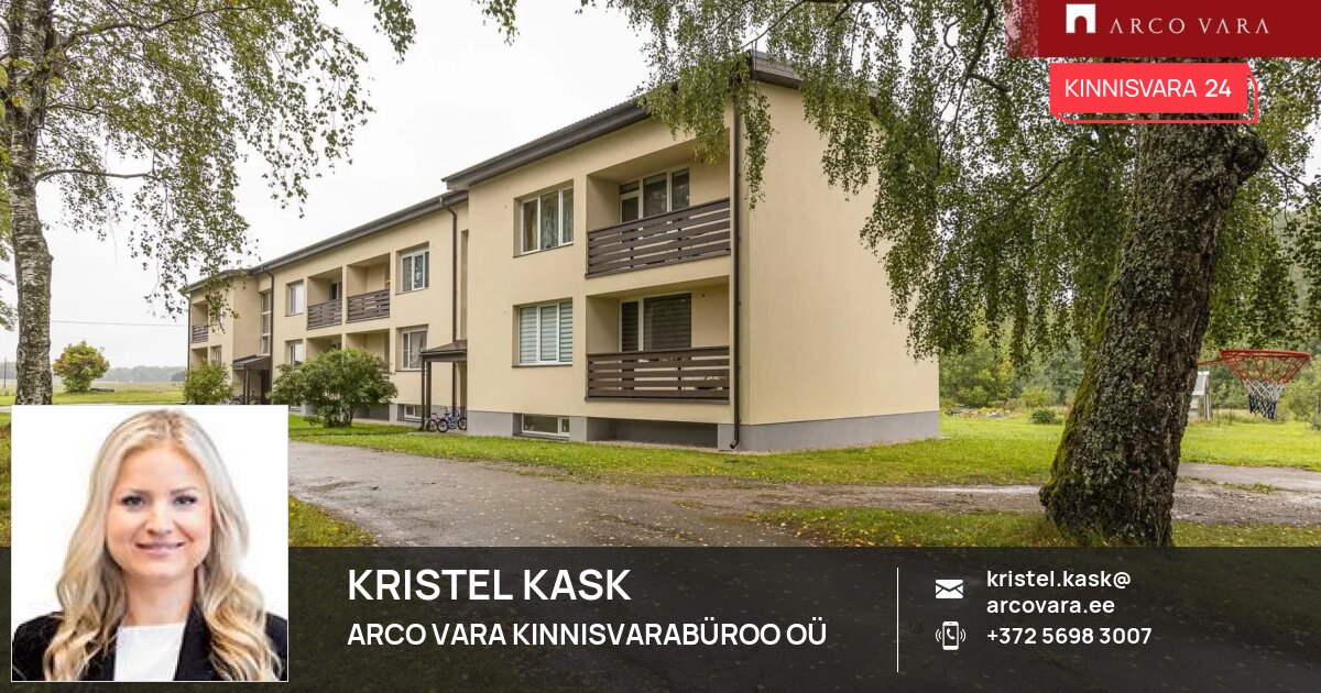 Müüa korter, 2 tuba, Uus-Tuulimäe, Triigi küla, Kose vald