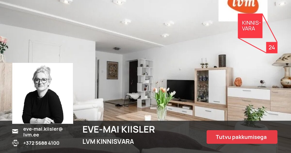 Müüa korter, 3 tuba, Kuldnoka tn 2, Sauga alevik, Tori vald
