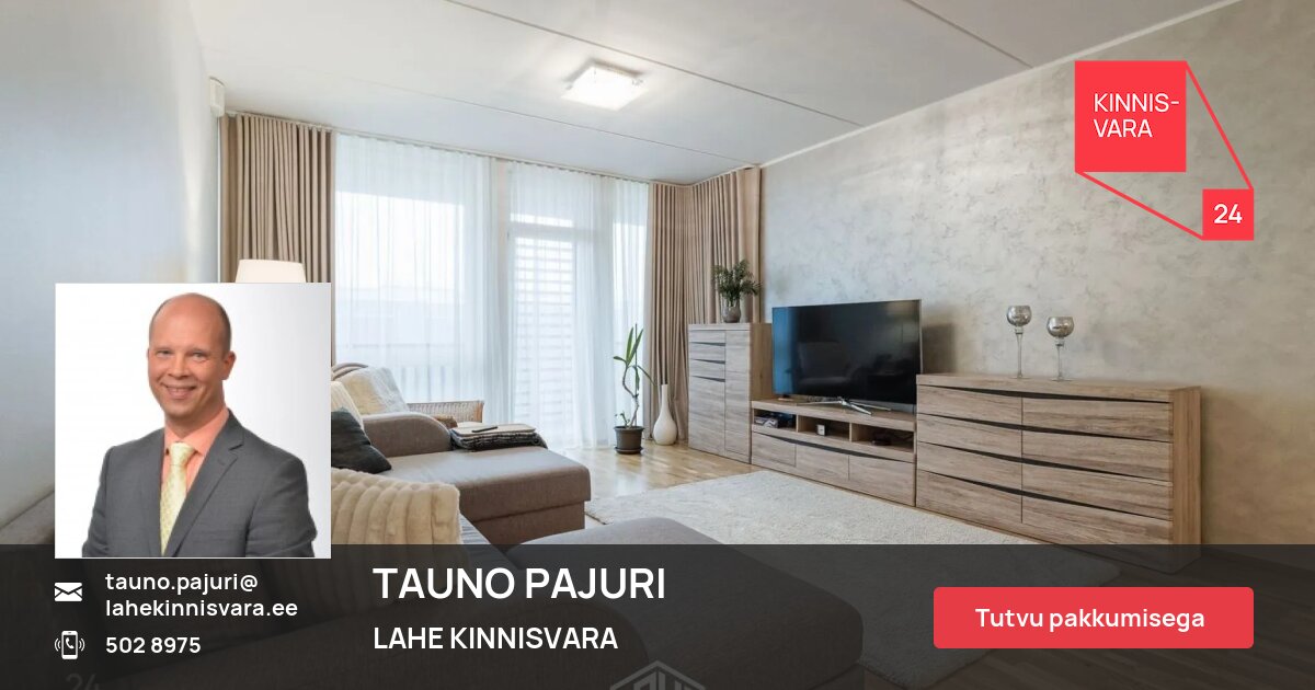 Müüa korter, 3 tuba, Nelgi põik 1, Viimsi alevik, Viimsi vald