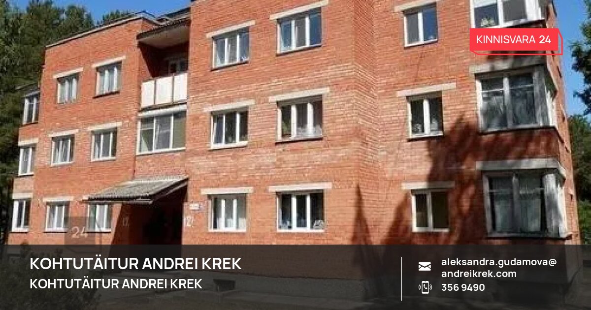 Müüa korter, 3 tuba, E. Vilde tn 12-6, Narva-Jõesuu linn