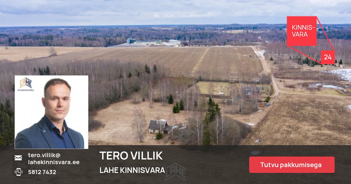 Müüa maja, 3 tuba, Viisu, Annikoru küla, Elva vald