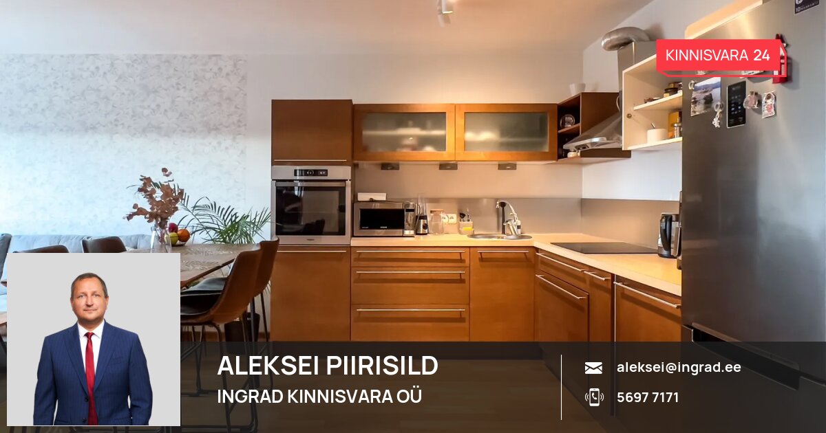 Müüa korter, 2 tuba, Kaluri tee 8, Haabneeme alevik, Viimsi vald