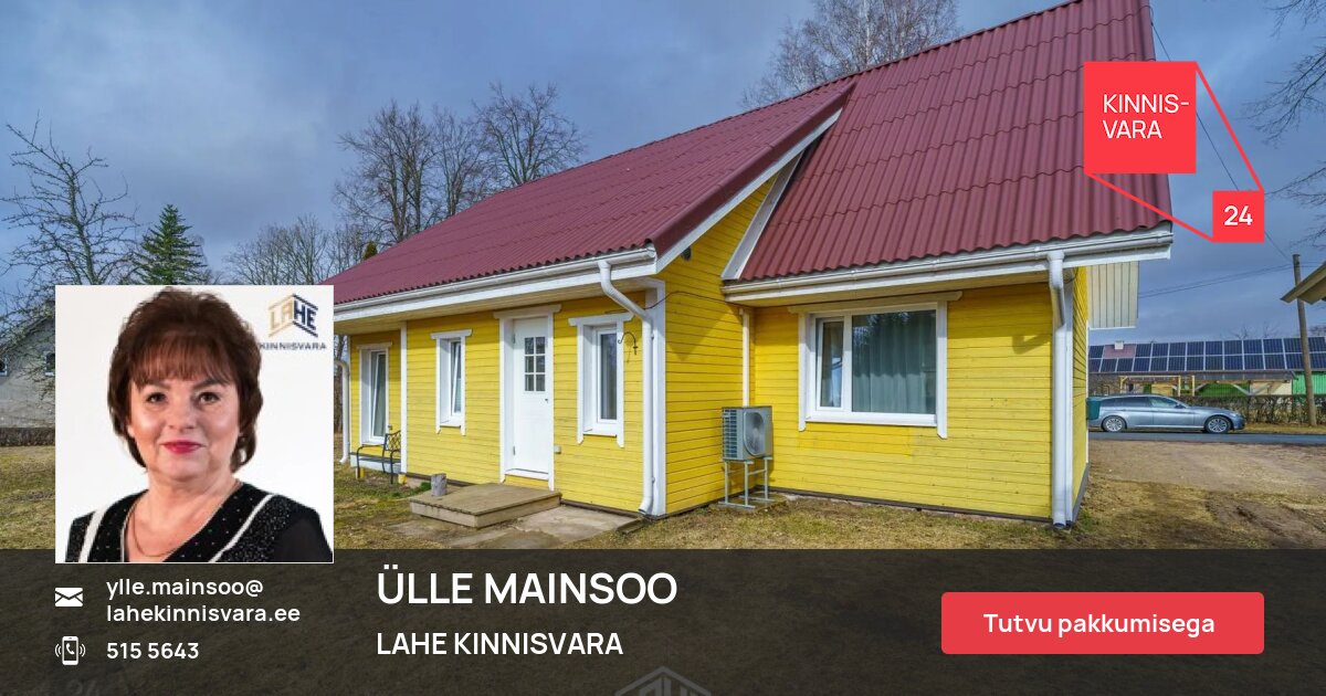 Müüa maja, 4 tuba, Lembitu pst. 9, Suure-Jaani linn, Põhja-Sakala vald