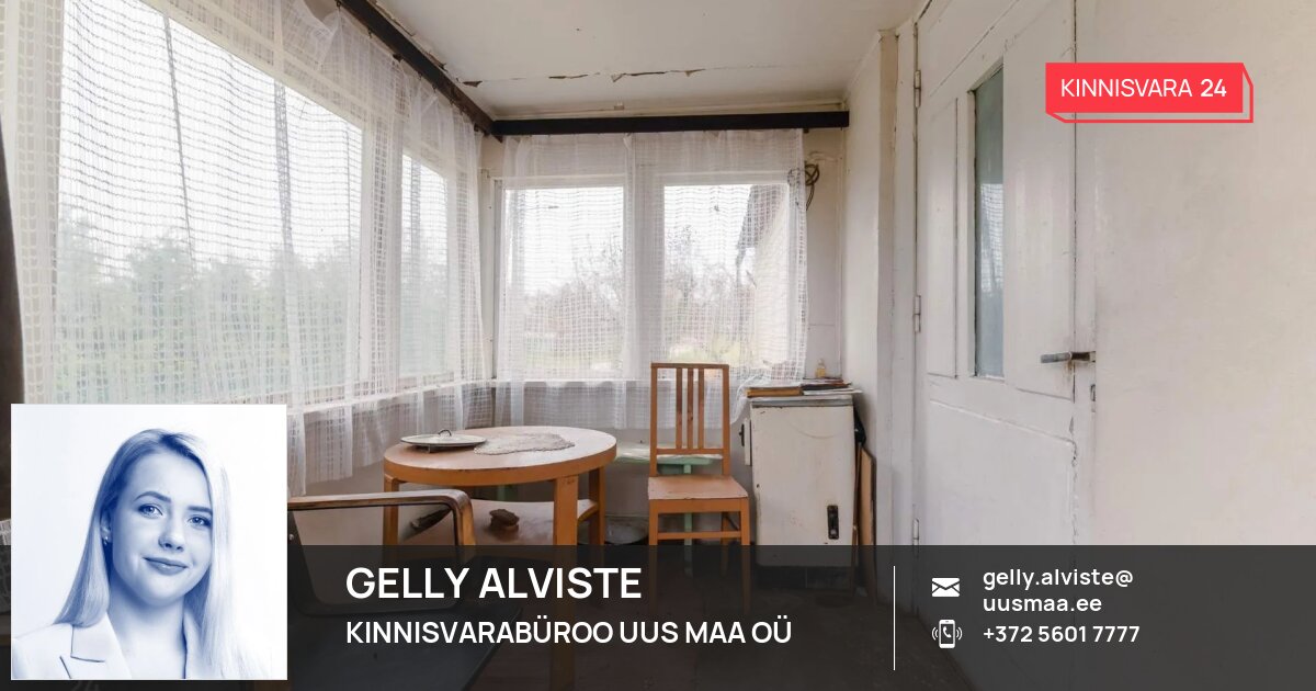 Müüa maja, 3 tuba, Rohu tn 1, Lehtse alevik, Tapa vald