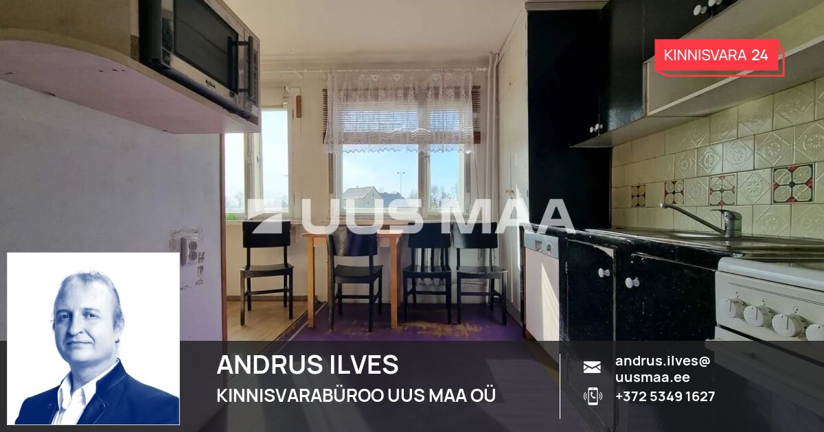 Müüa korter, 3 tuba, Ravi tn 2, Väike-Maarja alevik, Väike-Maarja vald