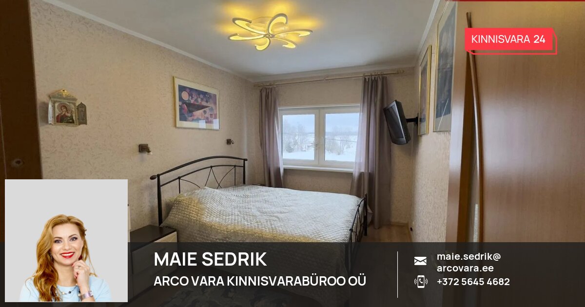 Müüa korter, 3 tuba, Keskuse vkt 9, Lehtse alevik, Tapa vald