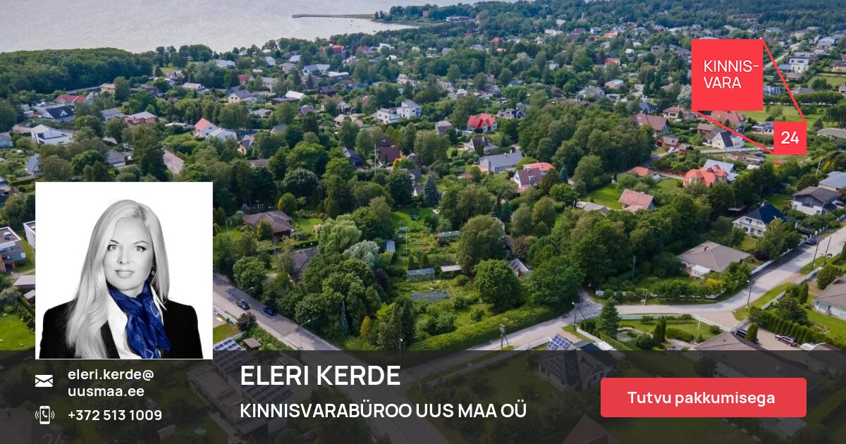 Üürile anda maja, 3 tuba, Talu tee 18, Haabneeme alevik, Viimsi vald