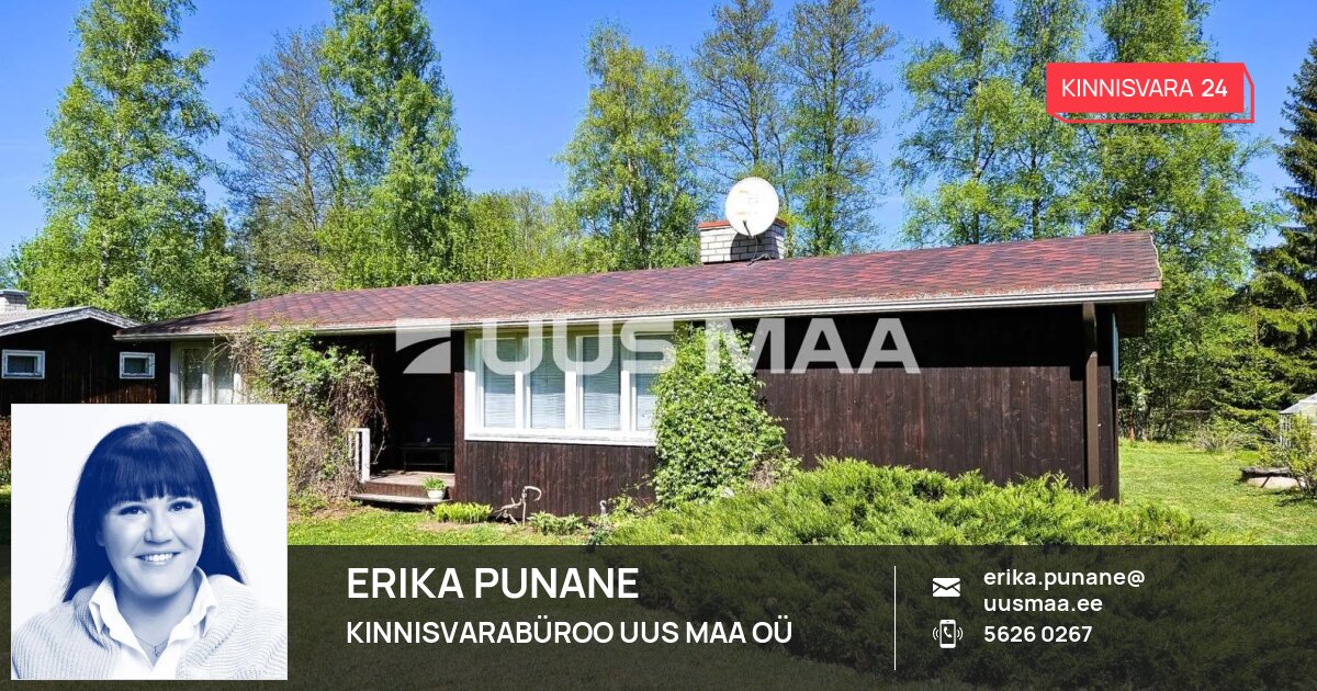 Müüa maja, 4 tuba, Mere vkt 15, Eisma küla, Haljala vald