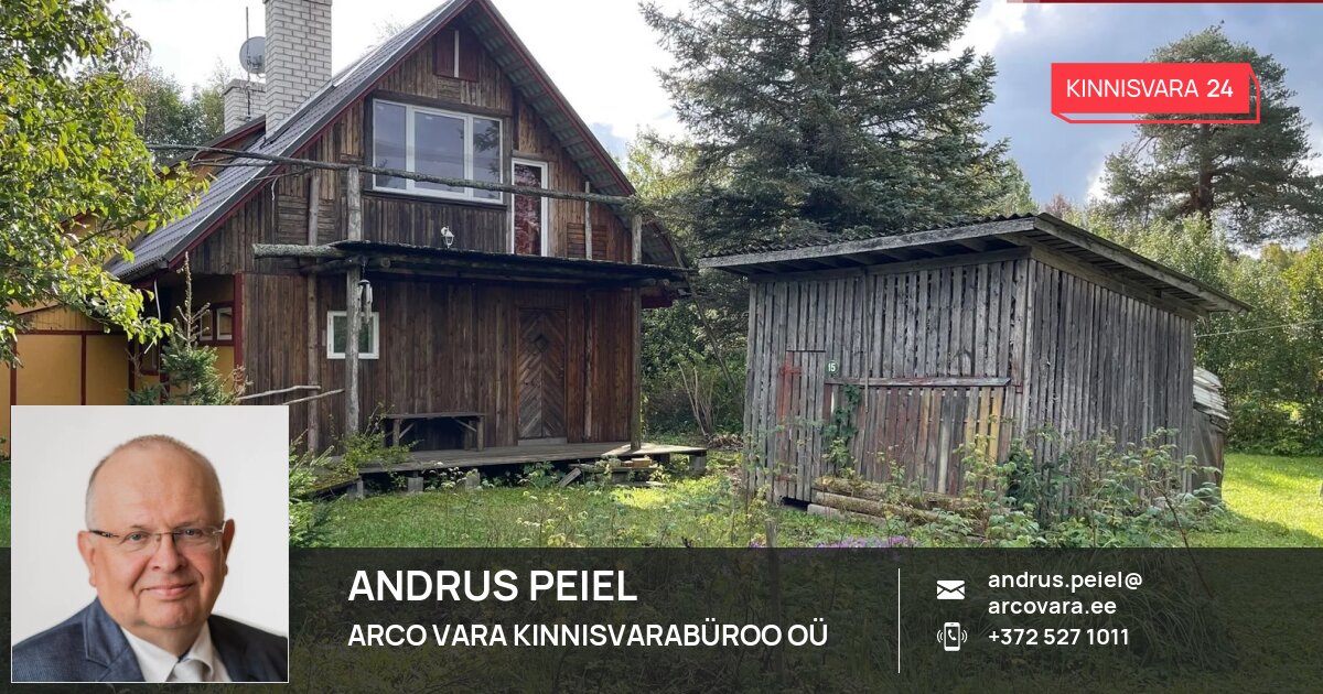 Müüa maja, 3 tuba, Sipelga vkt 15, Päide küla, Rakvere vald