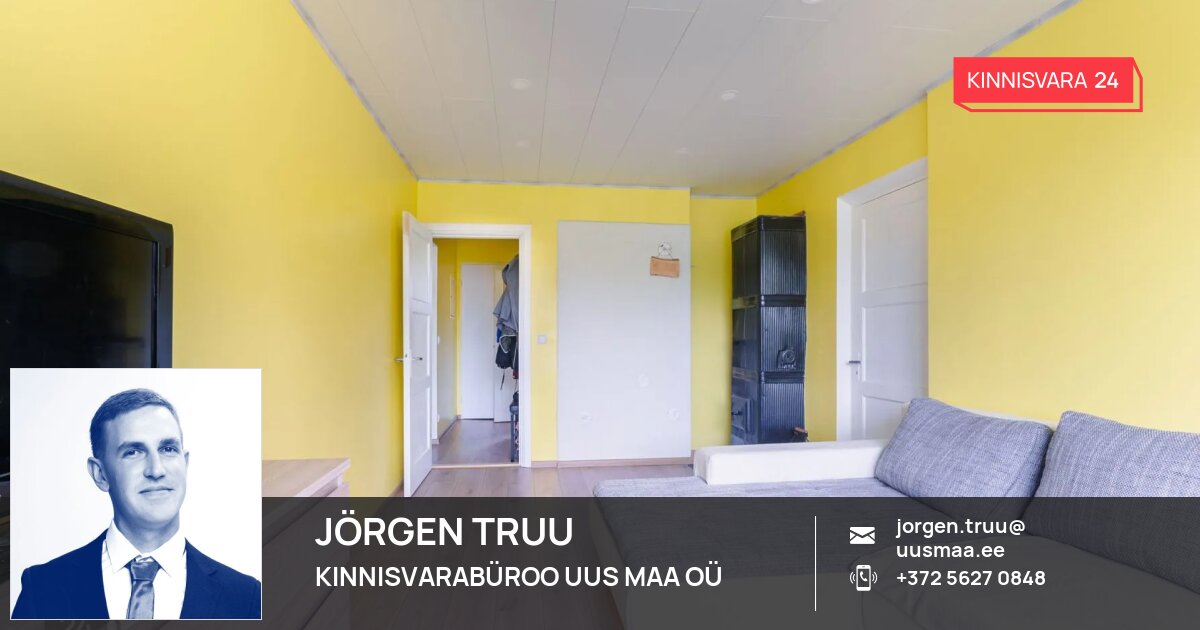 Müüa korter, 2 tuba, Niidu tn 1, Rakke alevik, Väike-Maarja vald