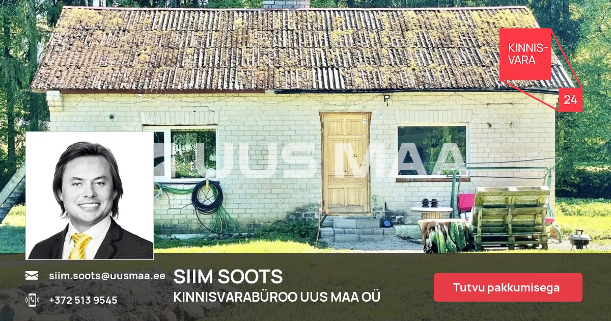 Müüa suvila, 2 tuba, Saunamõisa, Surju küla, Saarde vald