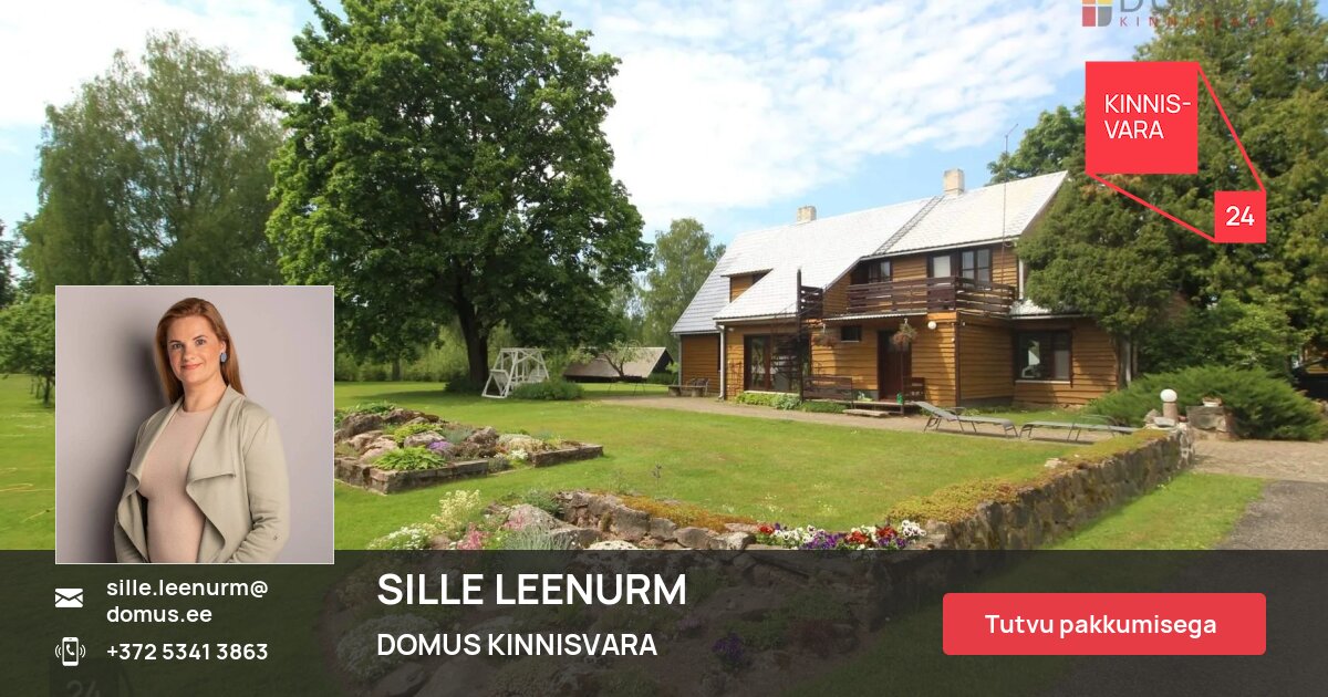 Müüa maja, 4 tuba, Udumäe, Kirikuküla, Tõrva vald