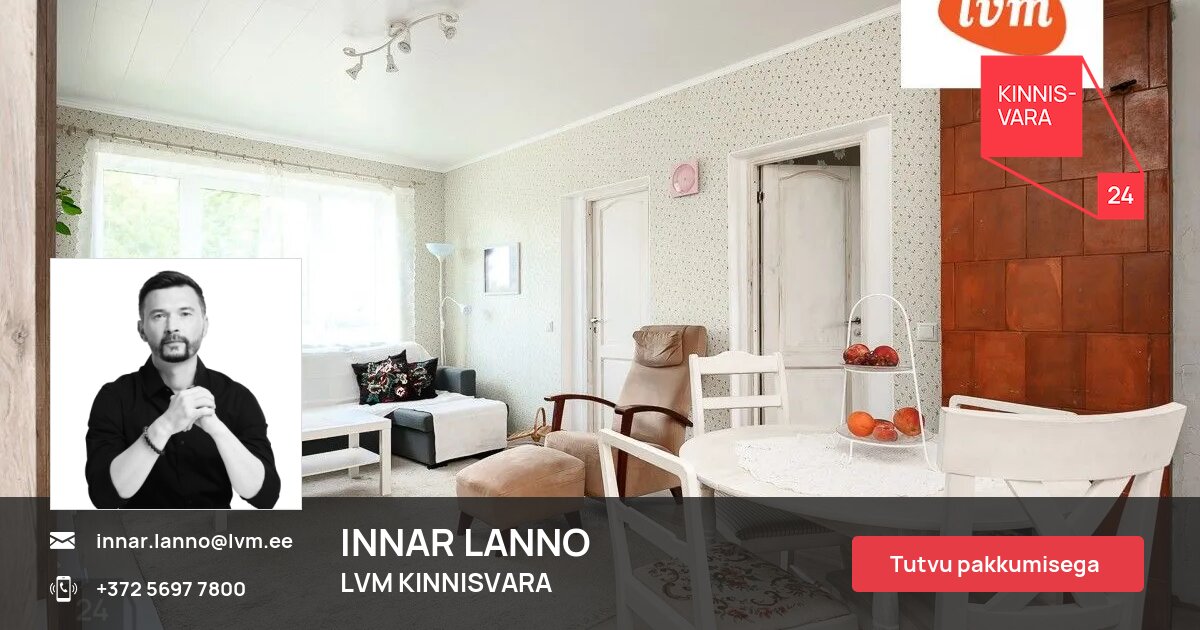 Müüa korter, 3 tuba, Kuldnoka tn 4, Sauga alevik, Tori vald