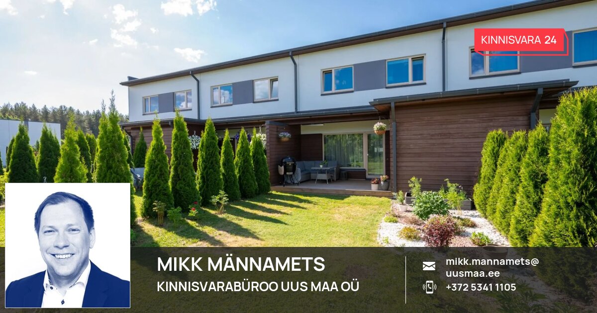 Müüa korter, 4 tuba, Tammiku põik 4, Peetri alevik, Rae vald