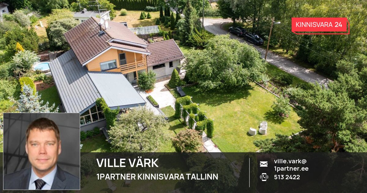 Müüa maja, 5 tuba, Nurmenuku tee 26, Mähe, Pirita, Tallinn