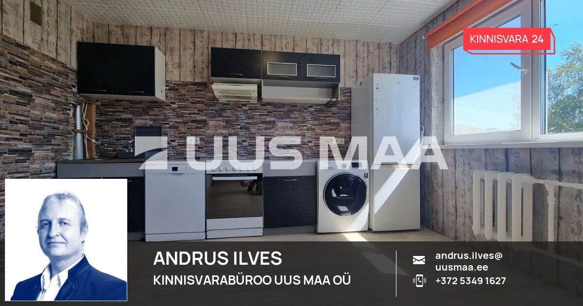 Müüa korter, 4 tuba, Tähe tn 4, Rakke alevik, Väike-Maarja vald