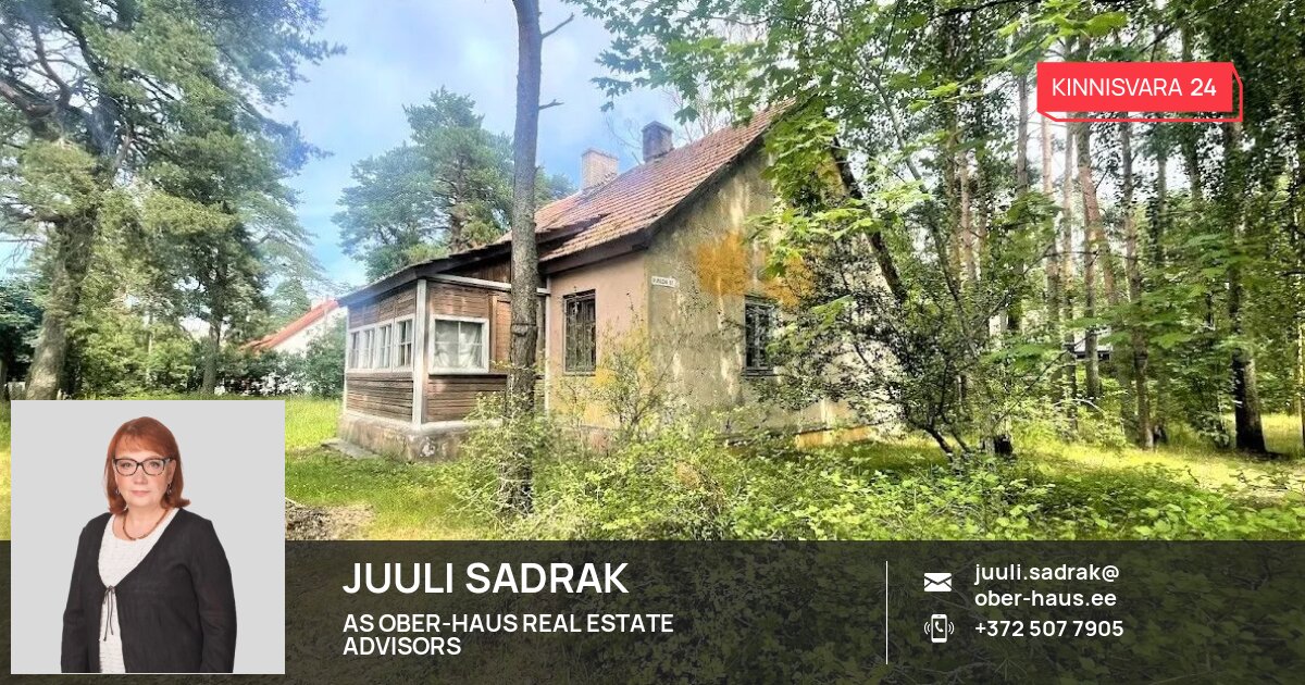 Müüa maja, 5 tuba, Kalda pst 12, Klooga alevik, Lääne-Harju vald