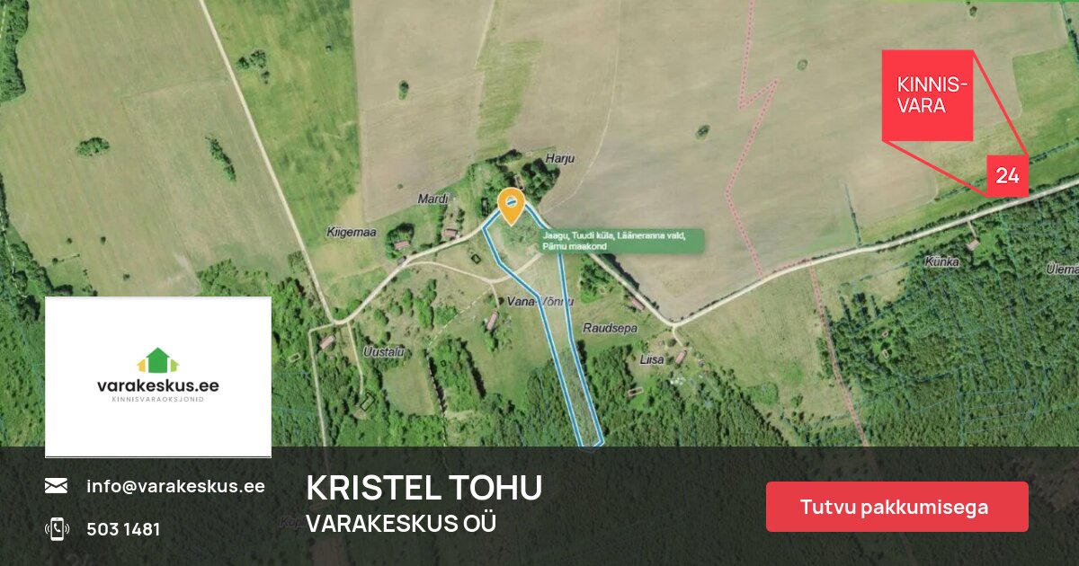 Müüa maa, Jaagu, Tuudi küla, Lääneranna vald