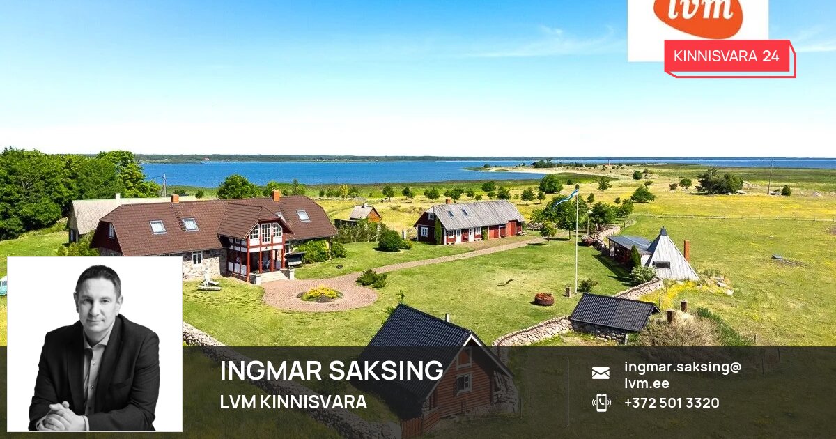 Müüa maja, 5 tuba, Manija, Tõstamaa osavald, Manõja saar, Manija küla ...