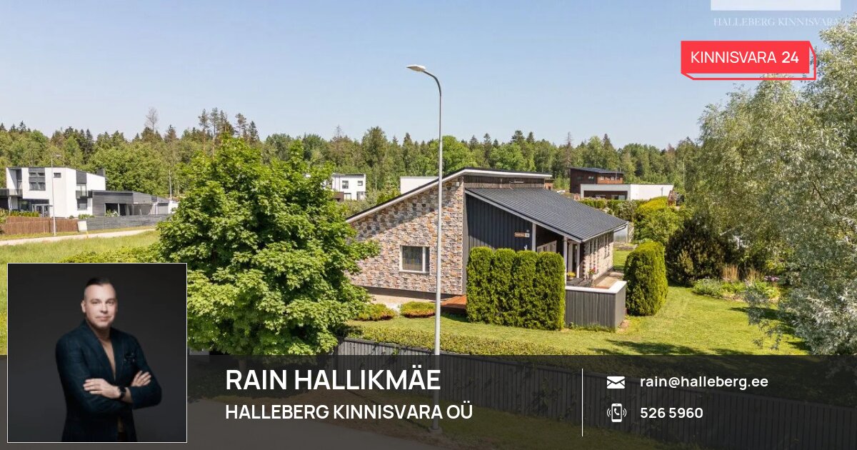 Müüa maja, 4 tuba, Küti tee 6, Haabneeme alevik, Viimsi vald