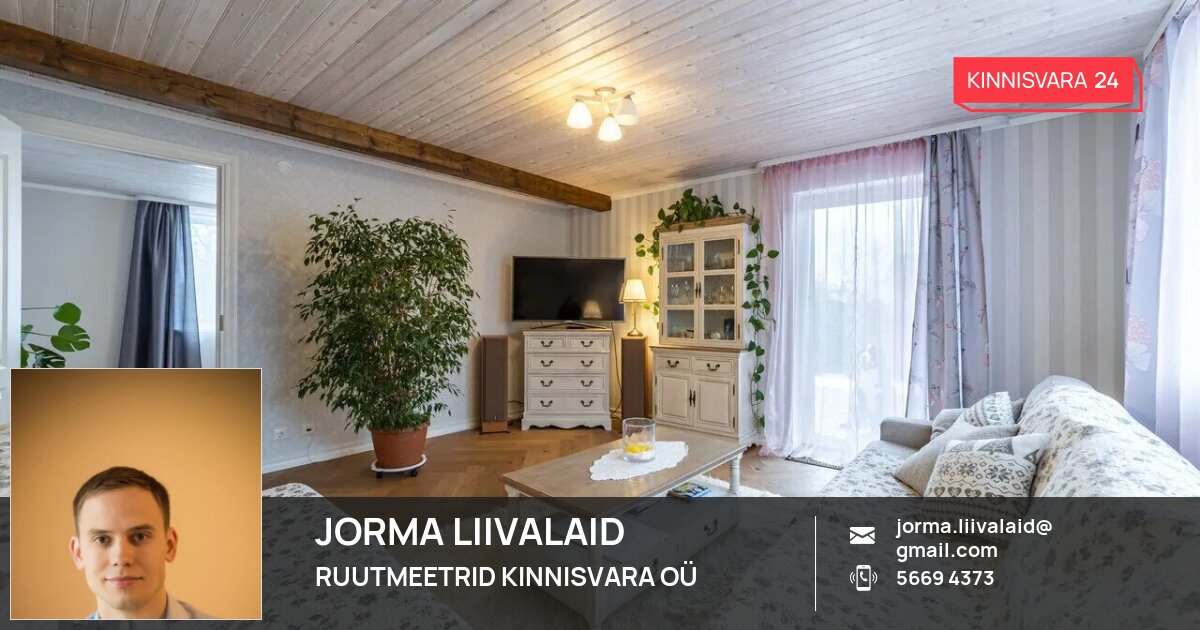 Müüa maja, 5 tuba, Sõpruse tn 5, Rakke alevik, Väike-Maarja vald