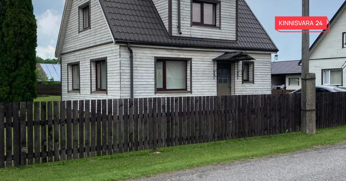 Müüa maja, 3 tuba, Uus tn 21, Kadrina alevik, Kadrina vald