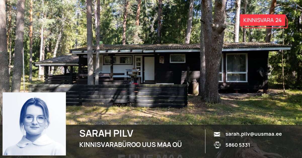 Müüa suvila, 3 tuba, Muru tee 10, Kloogaranna küla, Lääne-Harju vald