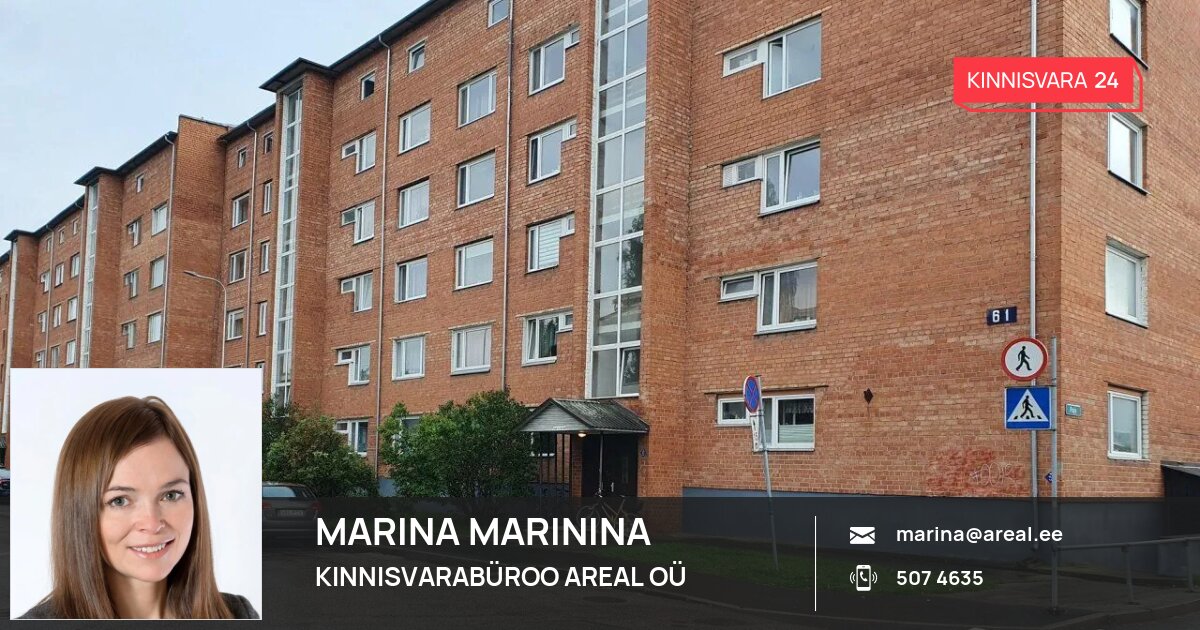 Üürile anda korter, 2 tuba, Uus tn 61, Annelinn, Ees-Annelinn, Tartu linn