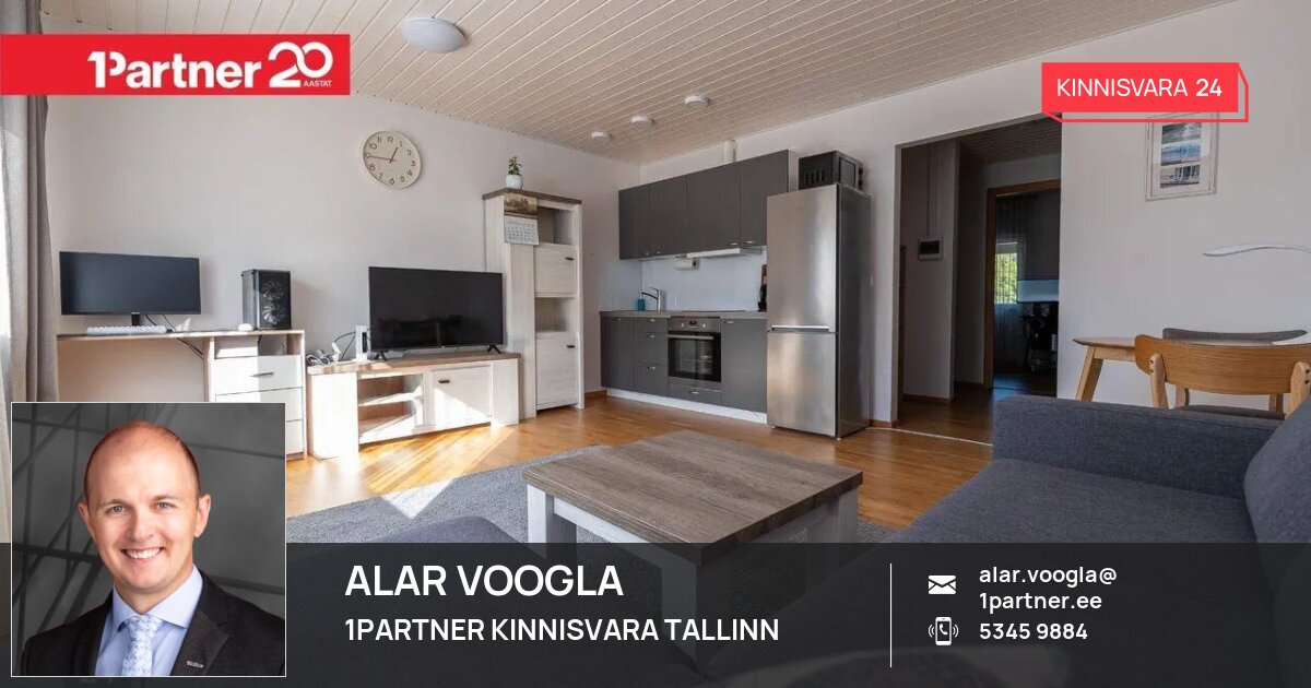 Müüa korter, 2 tuba, Kurtna tee 48, Kurtna küla, Saku vald