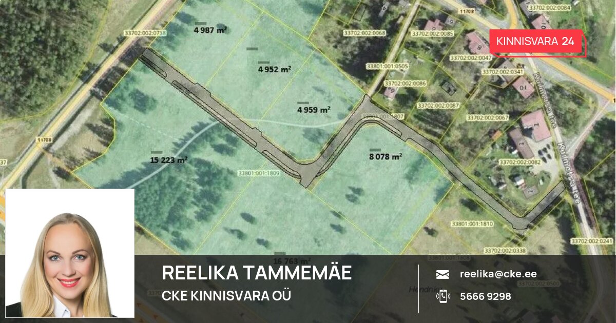 Müüa maa, Ristipõllu, Kose alevik, Kose vald